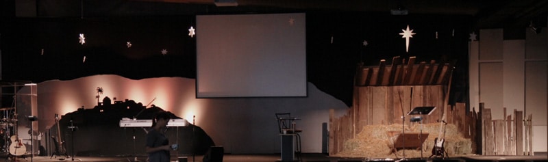 A Stable in Bethlehem | Church Stage Design Ideas