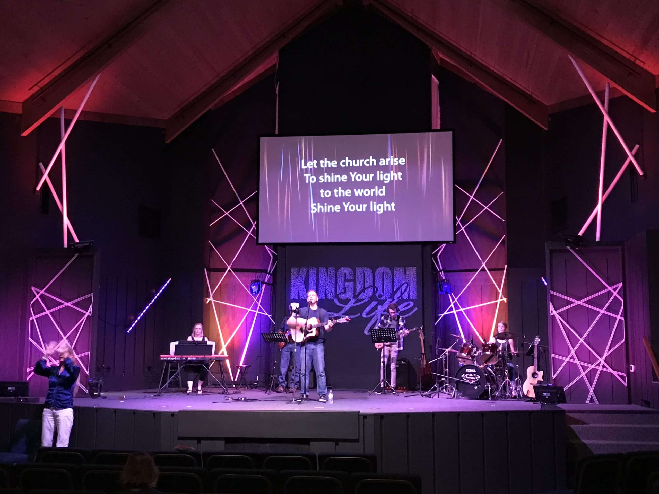 String Width - Church Stage Design Ideas